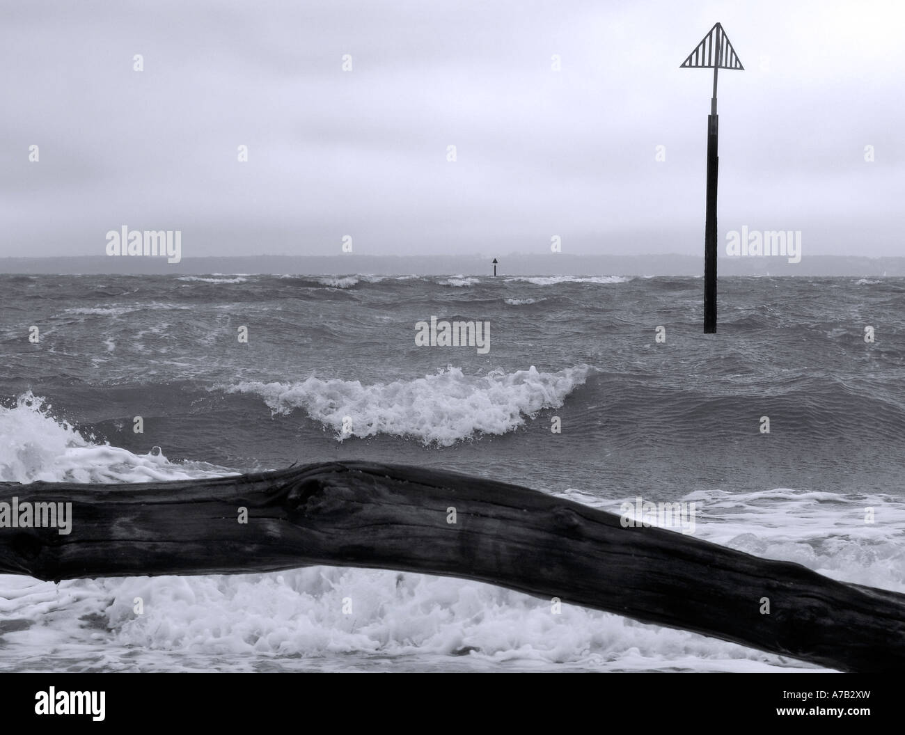 A choppy sea in southern England Stock Photo - Alamy