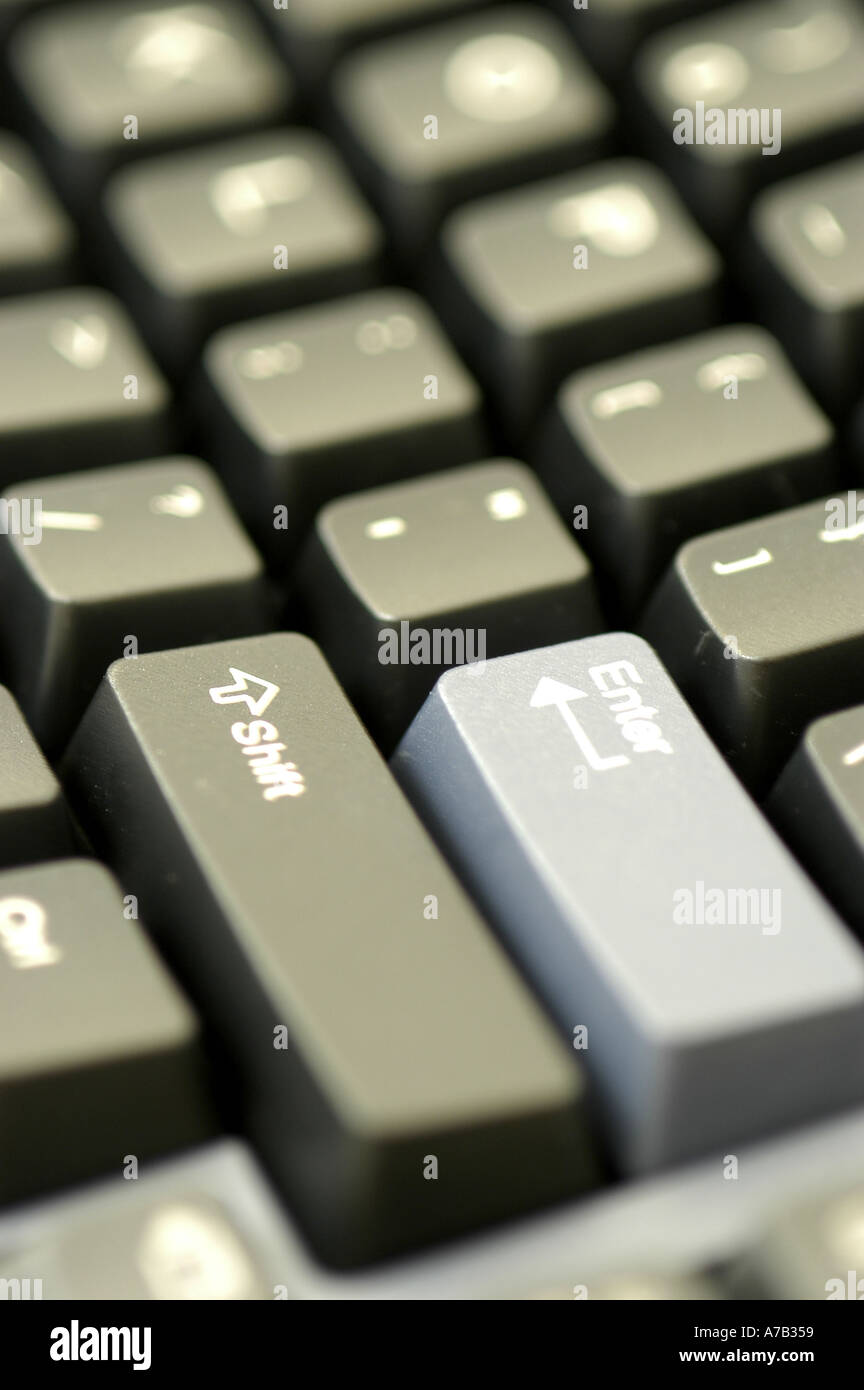 Black computer keyboard keys Stock Photo - Alamy