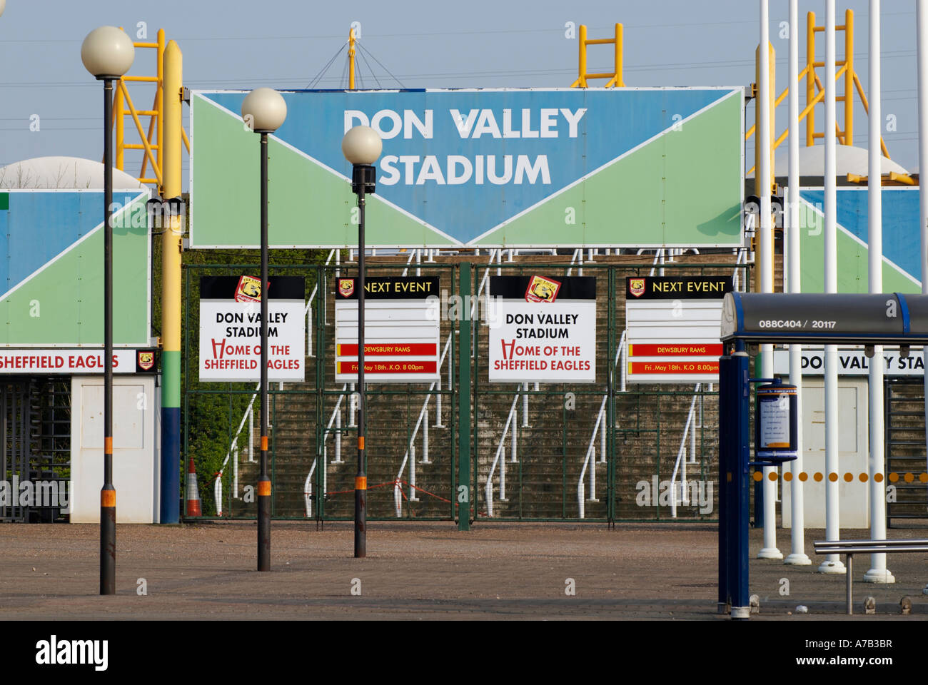Don Valley Stadium frontage in Sheffield "Great Britain Stock Photo - Alamy