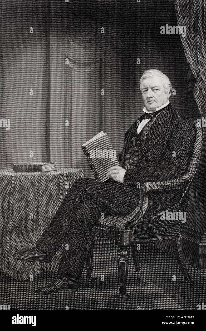 Millard Fillmore, 1800 - 1874. 13th president of the United States of ...