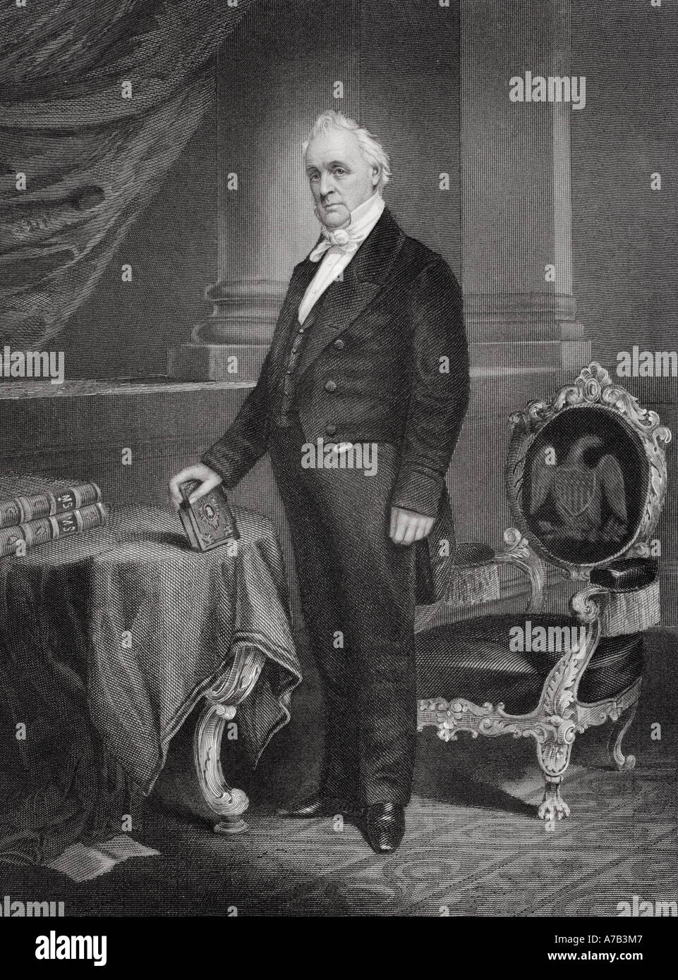 15th president of the united states of america hi-res stock photography ...
