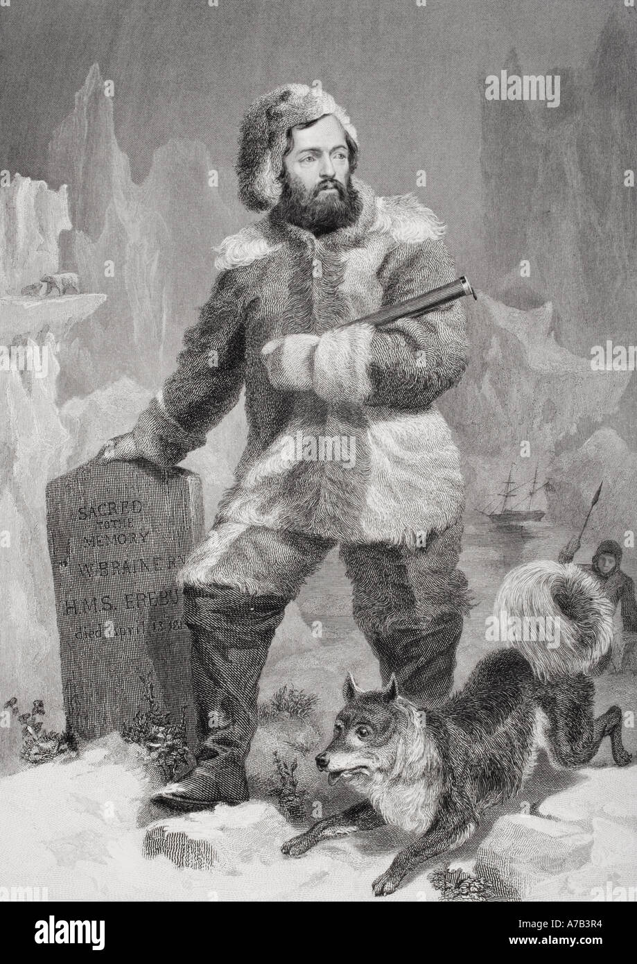 Elisha Kent Kane, 1820 - 1857. American physician and Arctic explorer ...