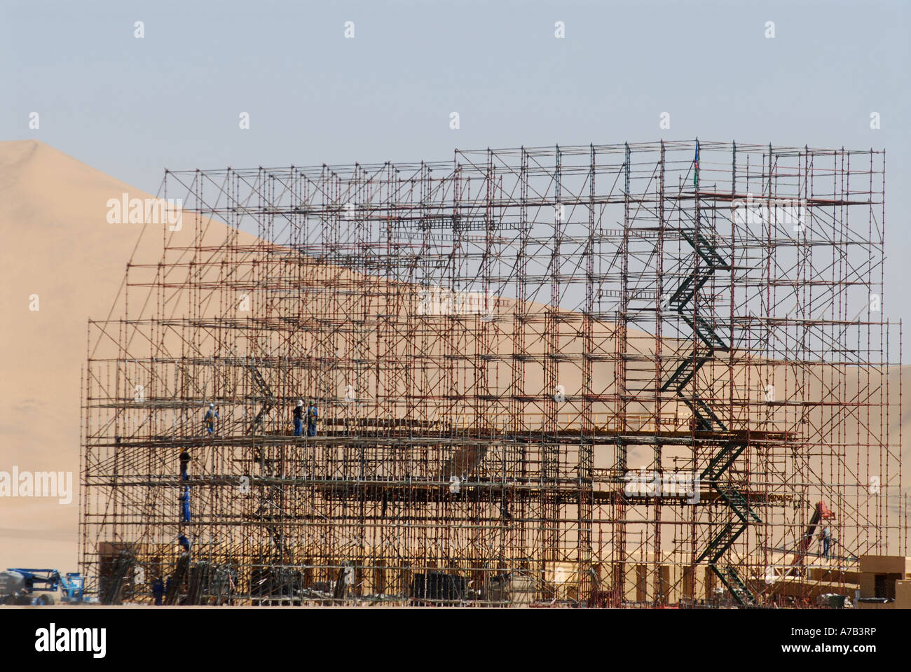 Scaffolding erected outside hi-res stock photography and images - Alamy