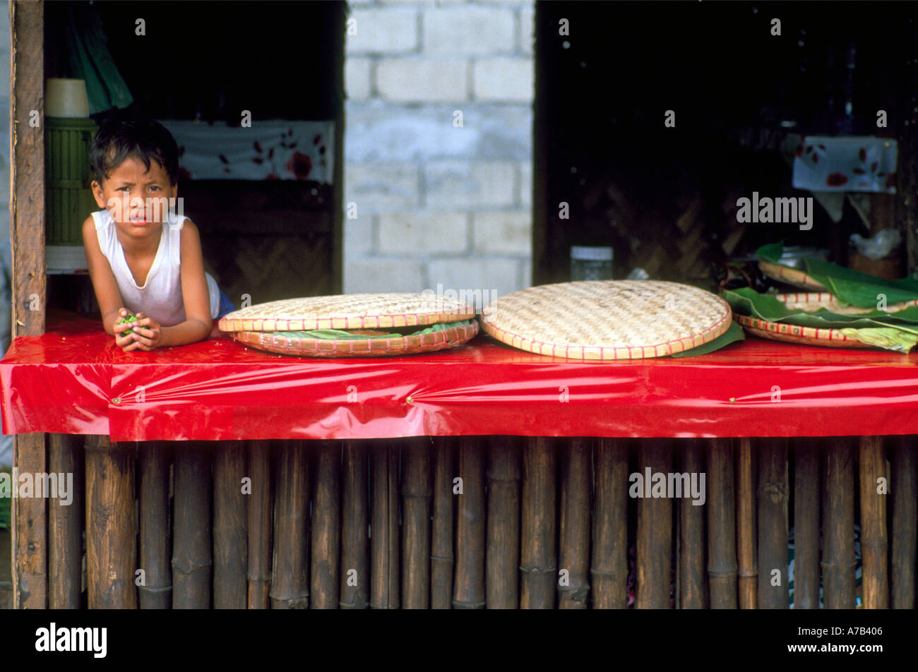 Native child Philippines Stock Photo - Alamy