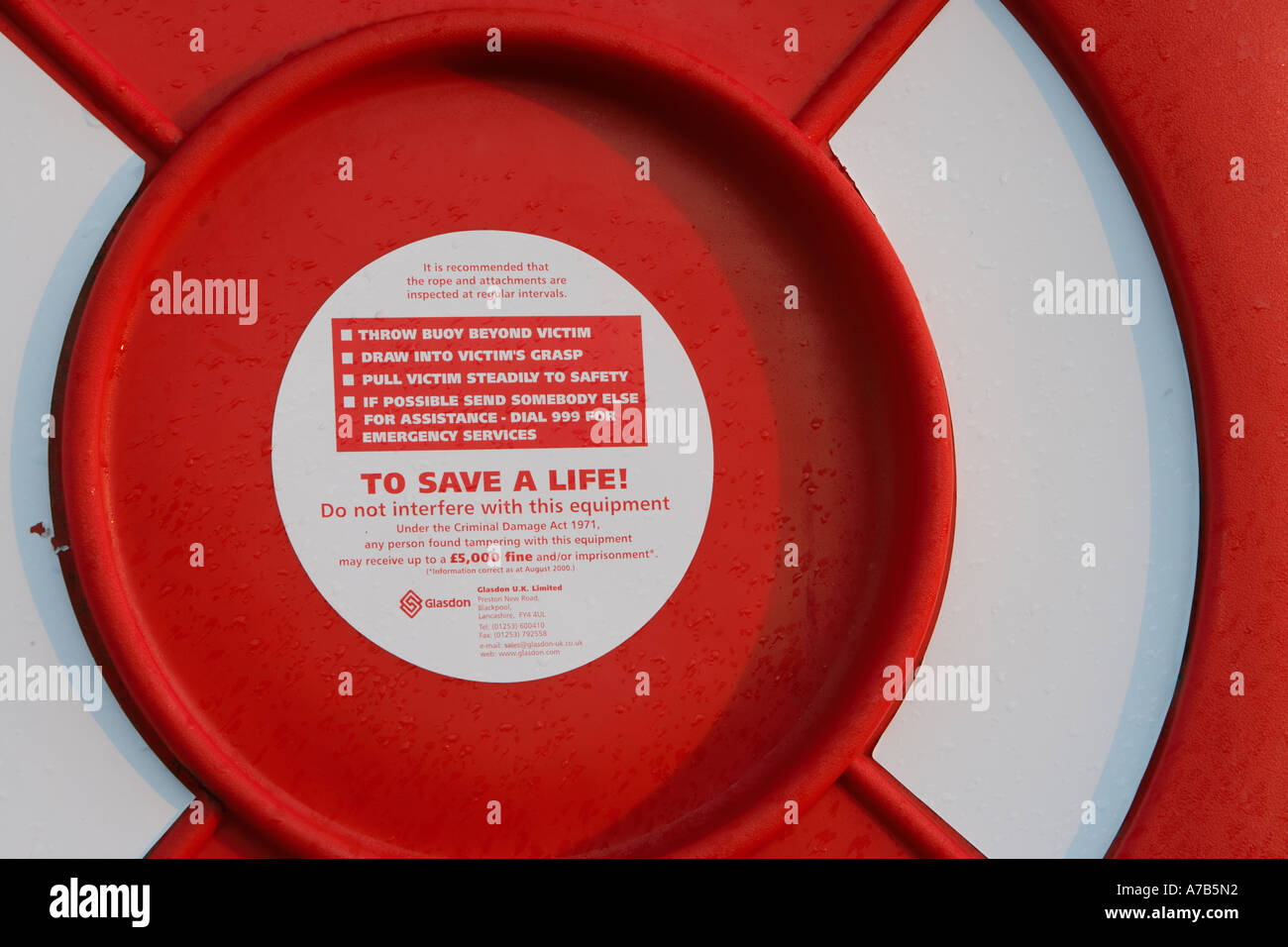 Life saving instructions hi-res stock photography and images - Alamy