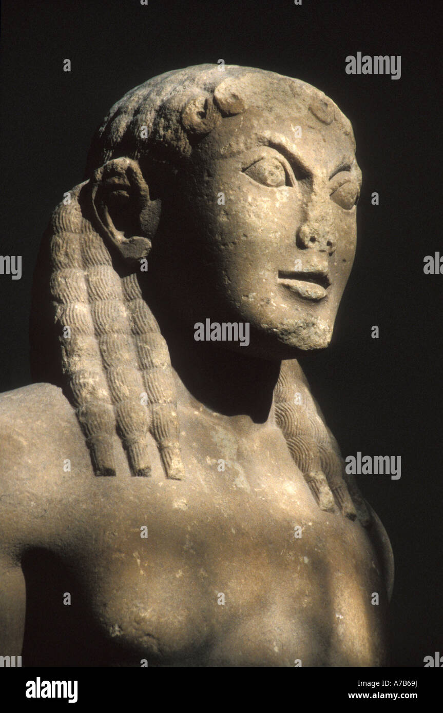 Greece Local Caption Delphi Museum Greek Sculpture Stock Photo - Alamy