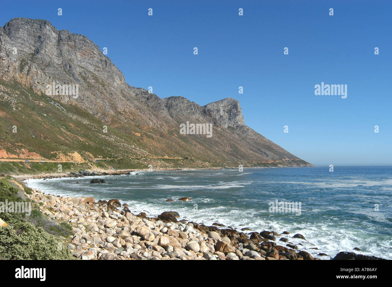 coastline, Strand bay, South Africa Stock Photo - Alamy