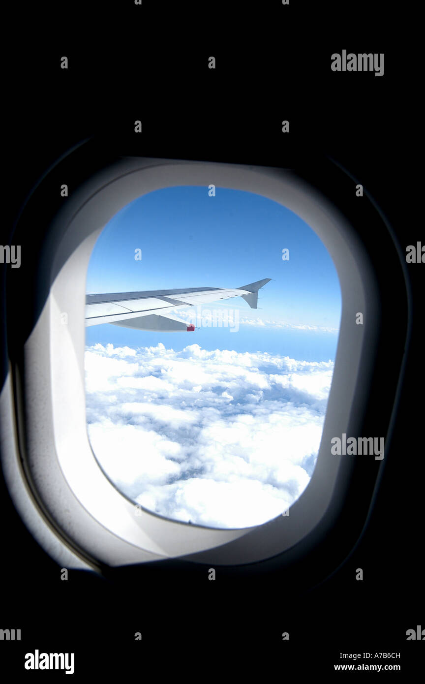 Airplane inside clouds hi-res stock photography and images - Alamy