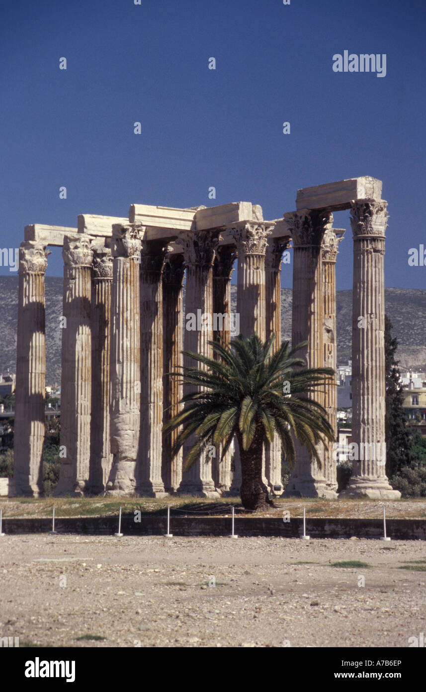 Greece Local Caption Athens The Propylaea Columns Stock Photo - Alamy