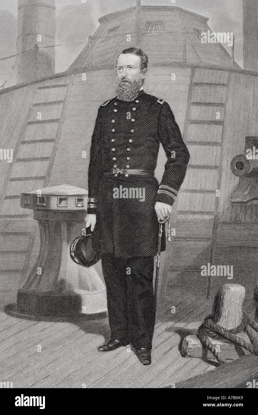 David Dixon Porter, 1813 - 1891. American admiral in the Union navy ...