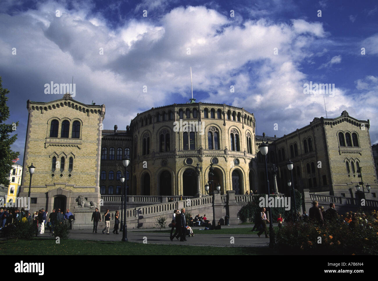 Storting Parliament Oslo Norway Stock Photo - Alamy