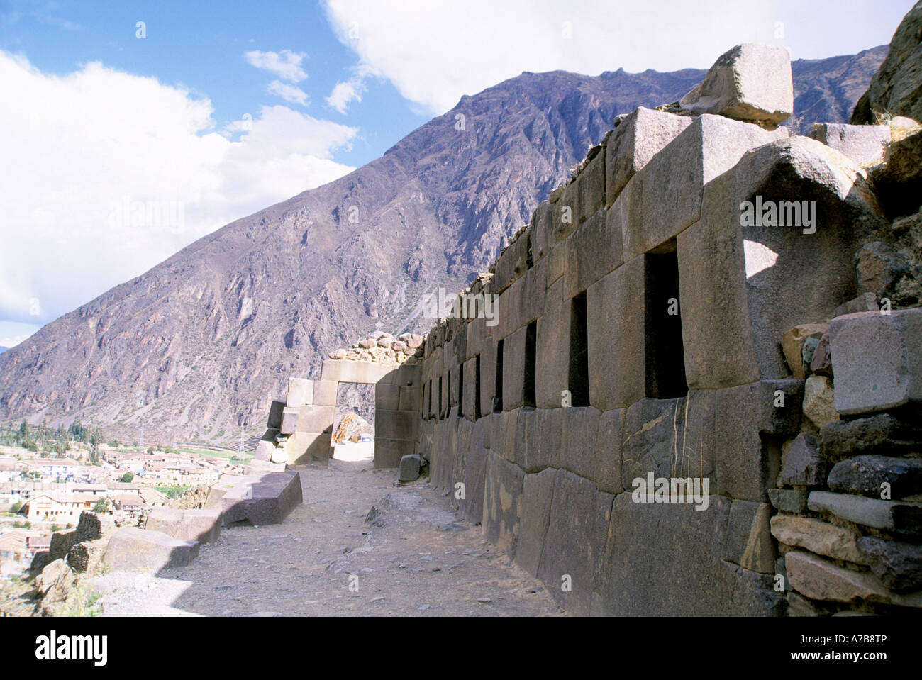 Peru Local Caption Urabamba Valley Royal Burial Site Stock Photo - Alamy