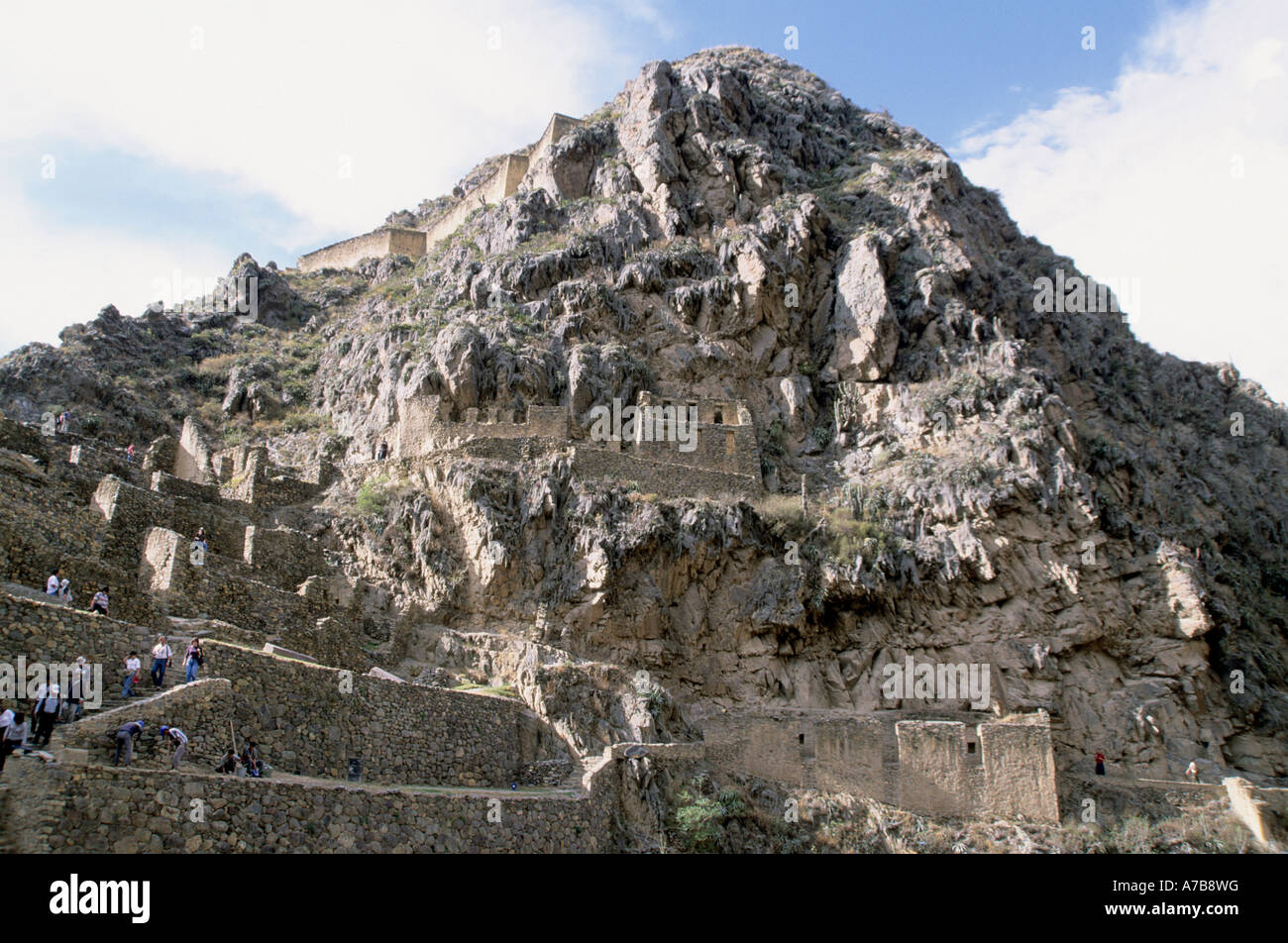 Peru Local Caption Urabamba Valley Royal Burial Site Stock Photo - Alamy
