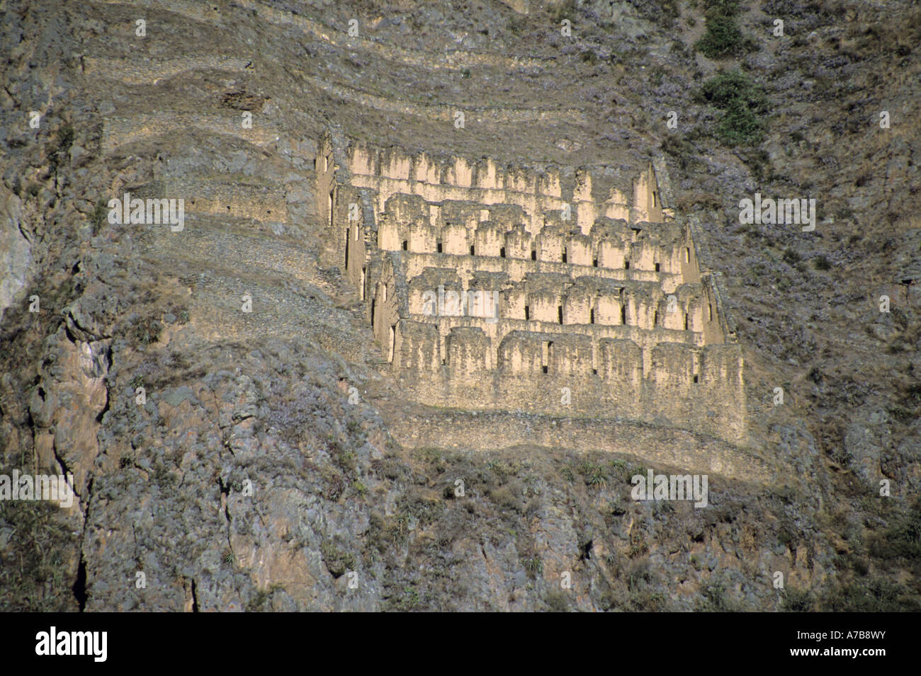 Peru Local Caption Urabamba Valley Royal Burial Site Stock Photo - Alamy