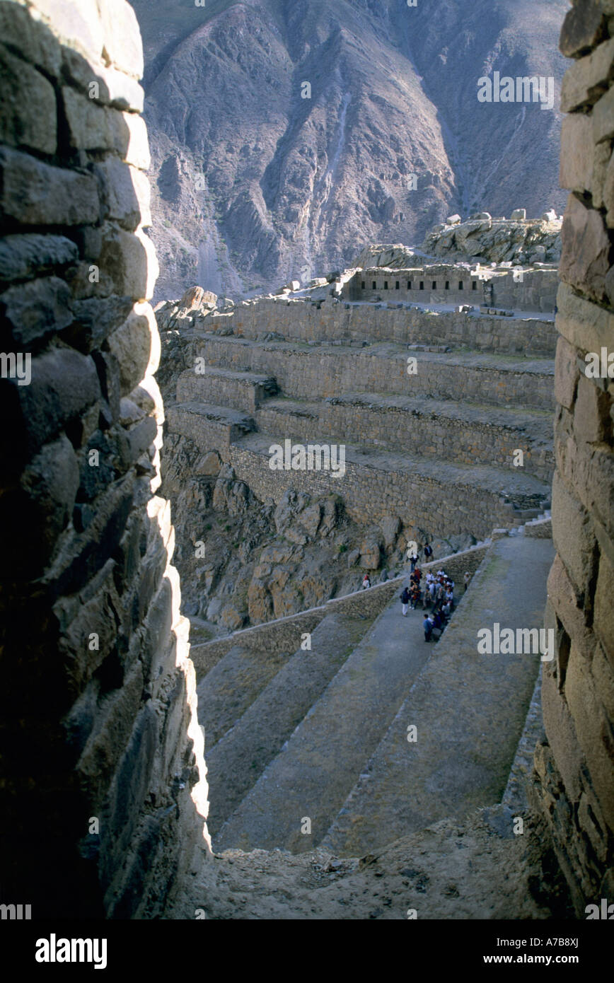 Peru Local Caption Urabamba Valley Royal Burial Site Stock Photo - Alamy