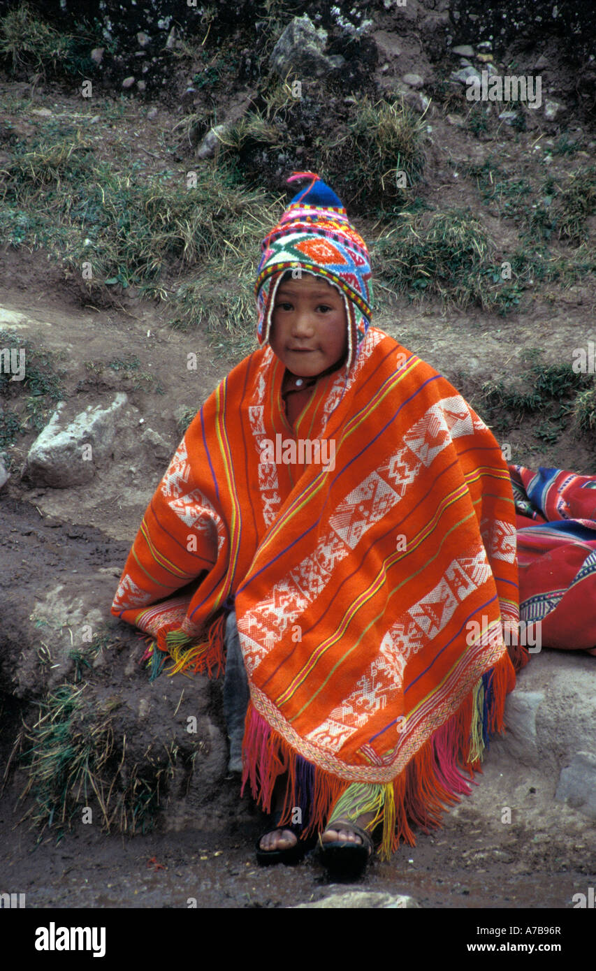 Peru Local Caption Cusco Machu Picchu Peruvians in Native Dress by ...