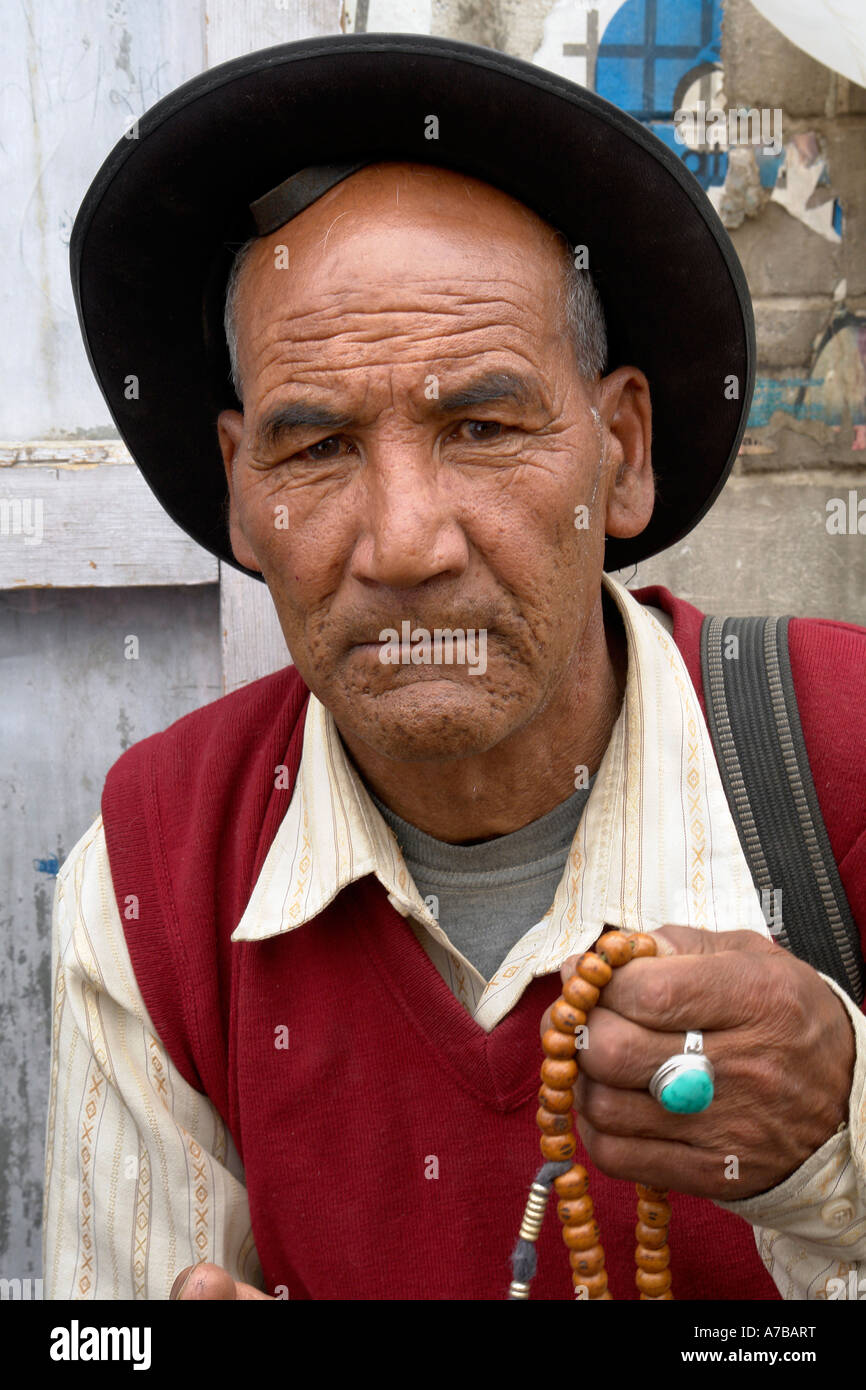 local man leh ladakh Stock Photo - Alamy