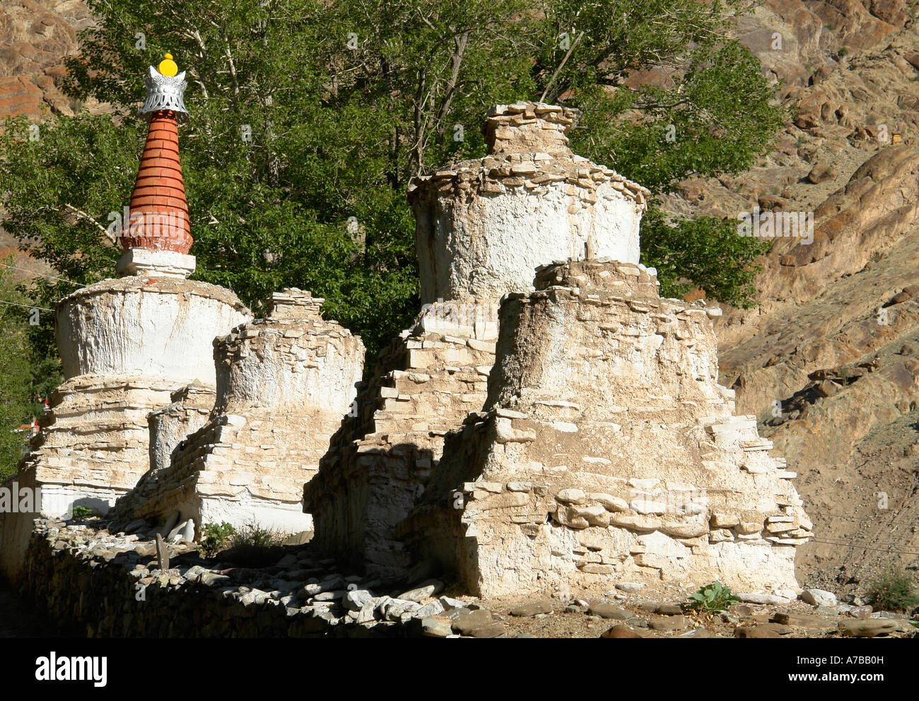 stupas at hemis Stock Photo - Alamy