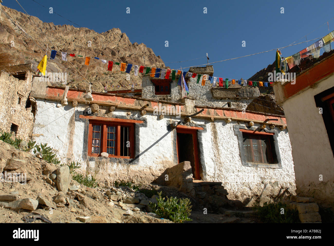 hemis village house Stock Photo - Alamy