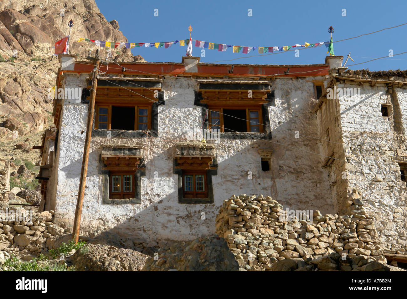 hemis village house Stock Photo - Alamy