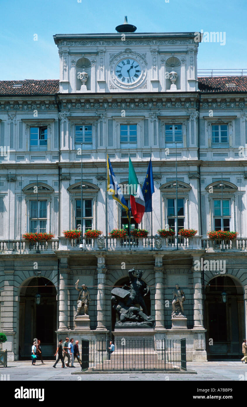 Town Hall City Hall Turin Stock Photo - Alamy
