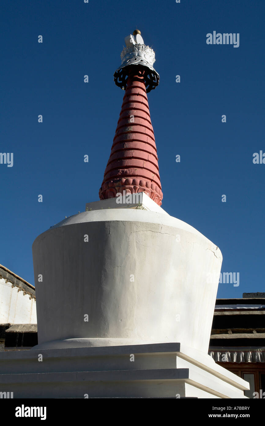 stupa at sankar gompa Stock Photo - Alamy