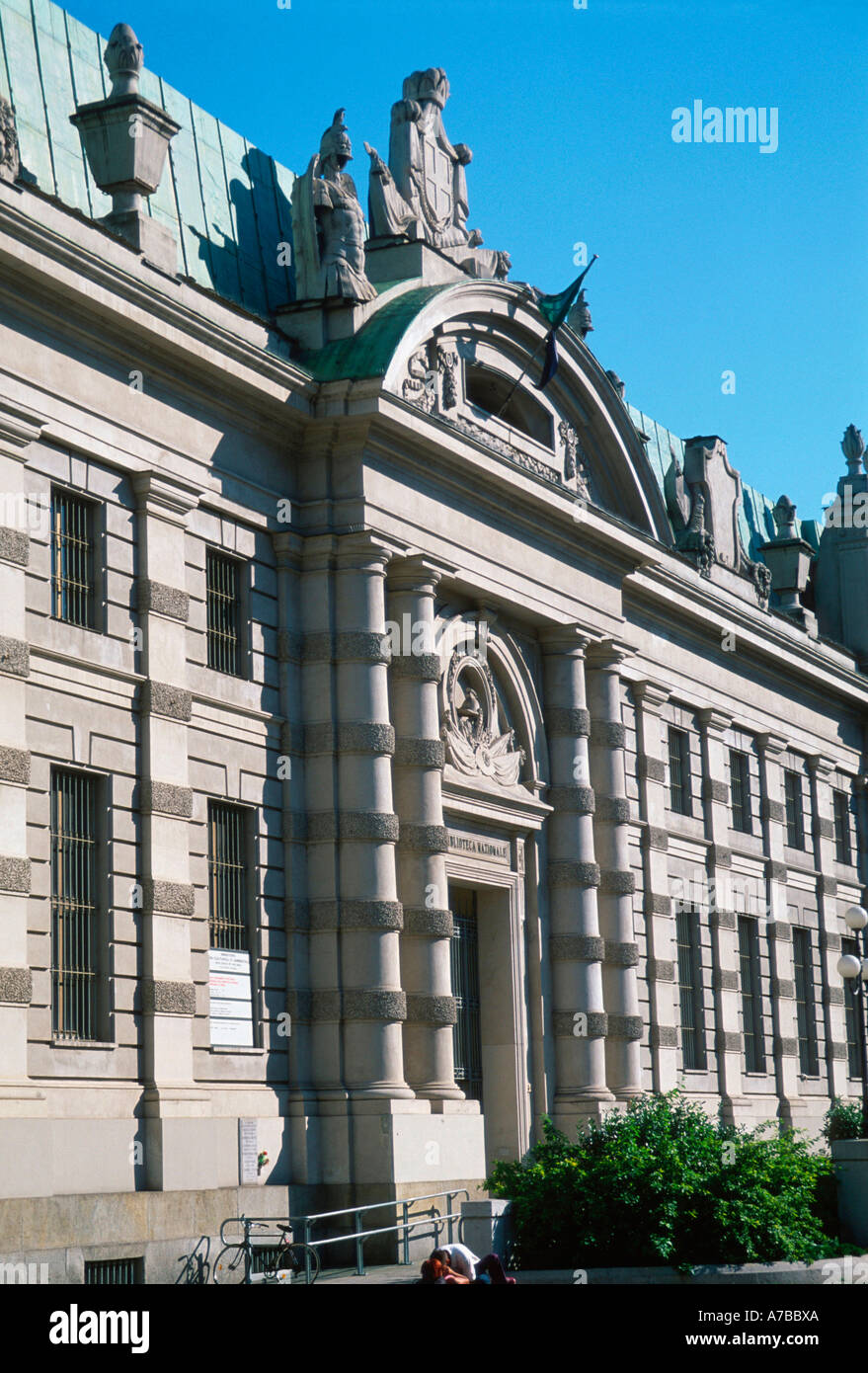 National Library Turin Stock Photo - Alamy
