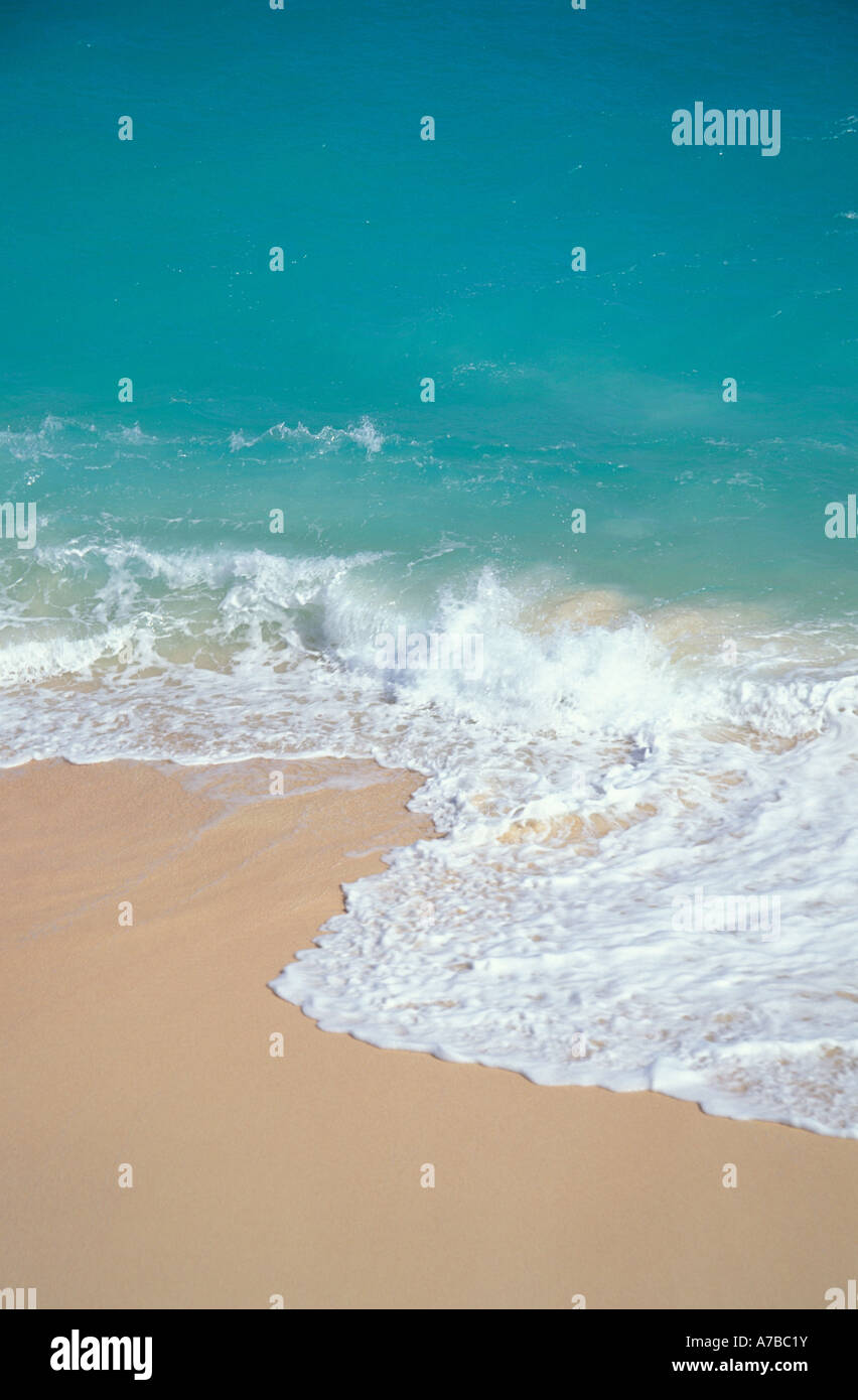Pink sand beach and water in Bermuda Stock Photo - Alamy