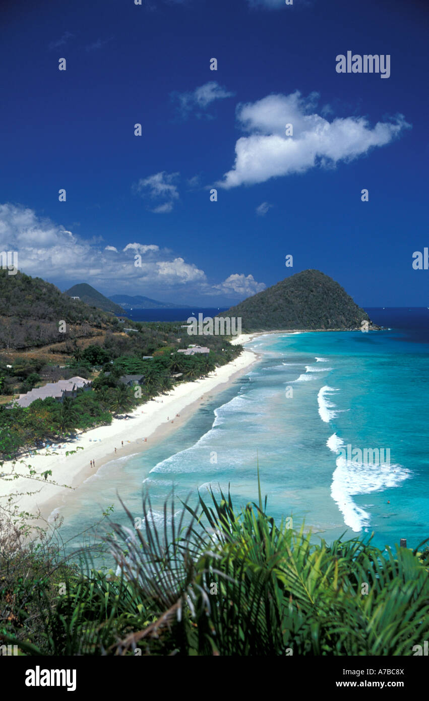 Long Bay in Tortola, British Virgin Islands Stock Photo - Alamy