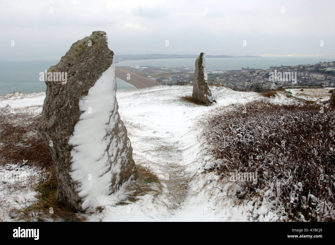 Sculptures, Portland, Dorset, Britain, UK Stock Photo - Alamy