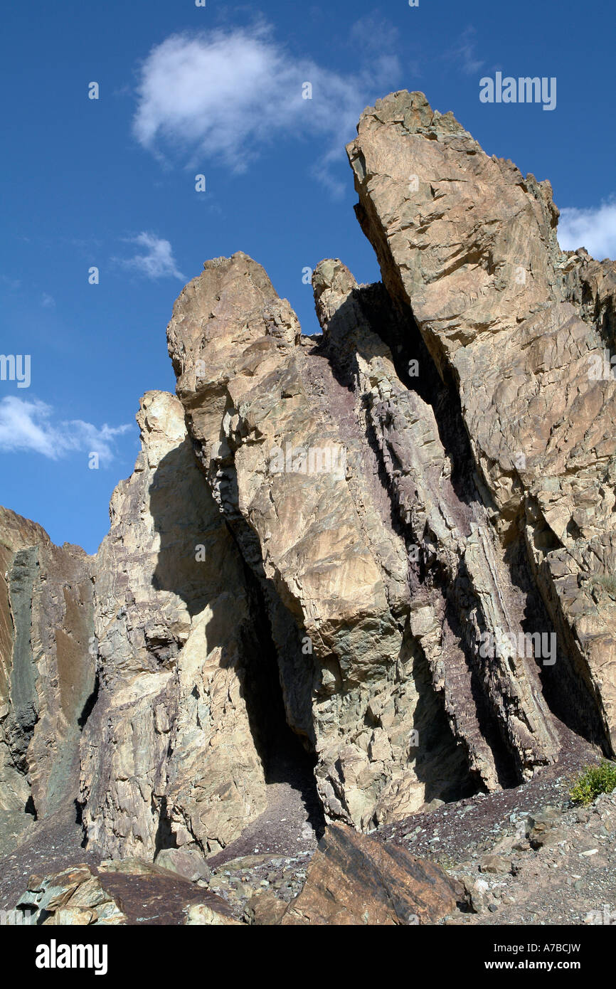 rocks in indus valley Stock Photo - Alamy