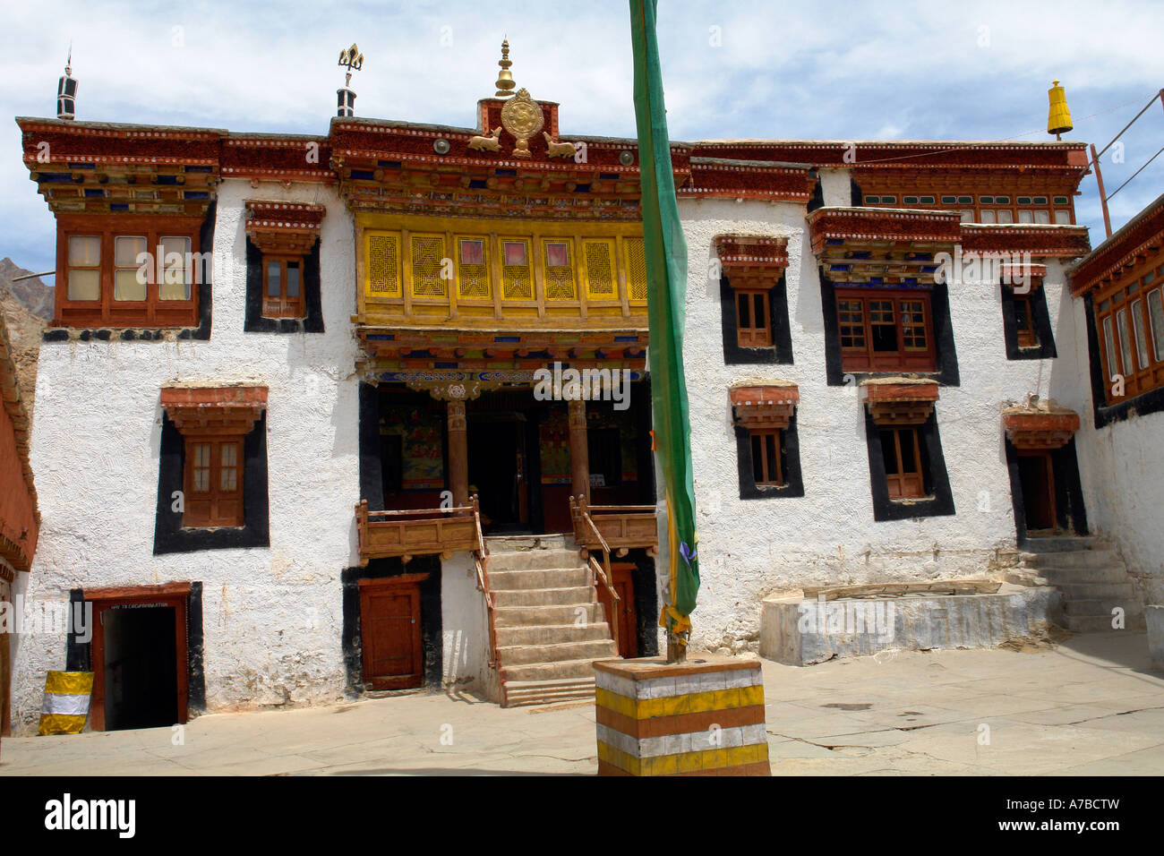 temple at likir gompa Stock Photo - Alamy