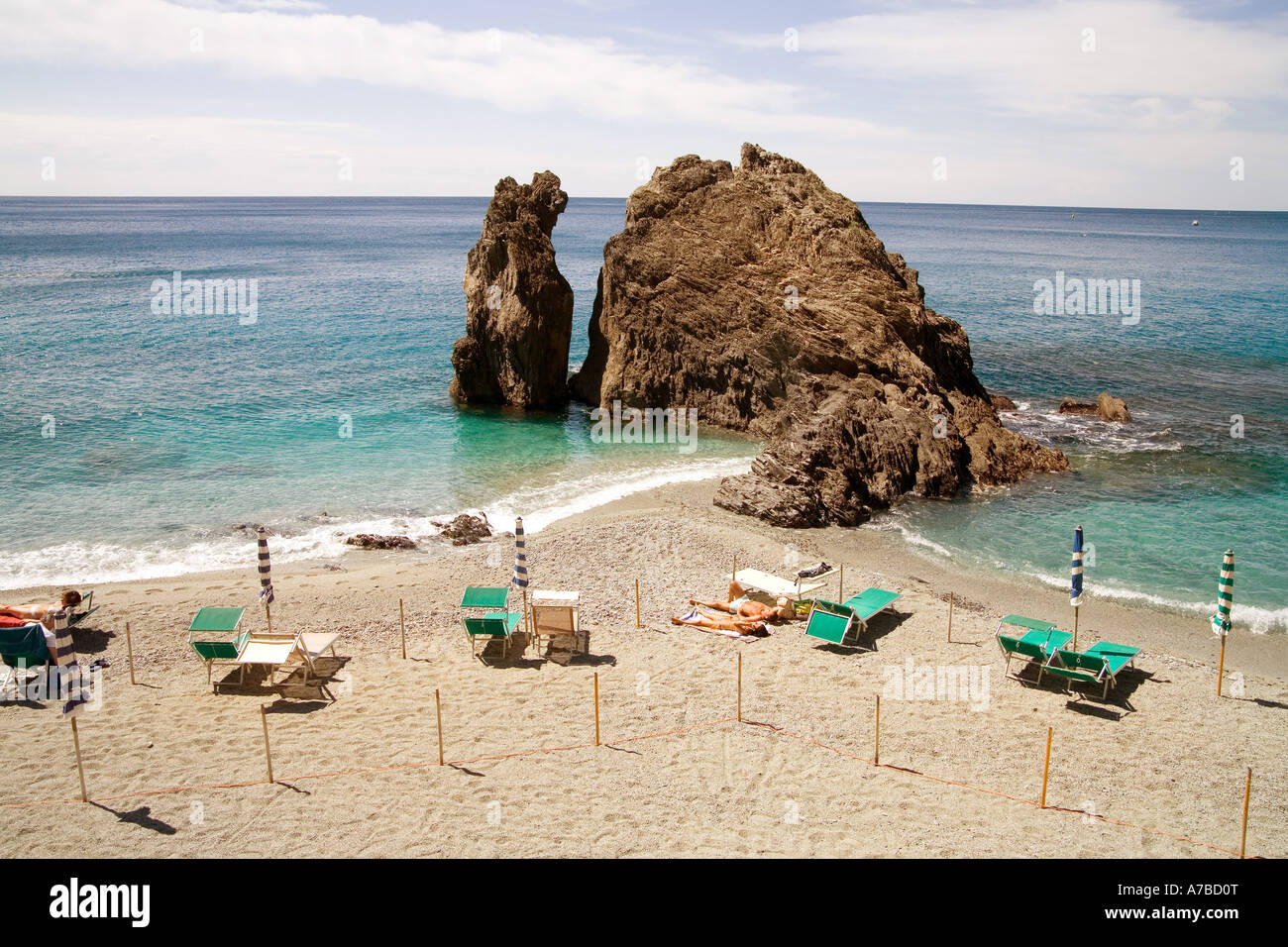 Manarolla looks out to sea Stock Photo - Alamy