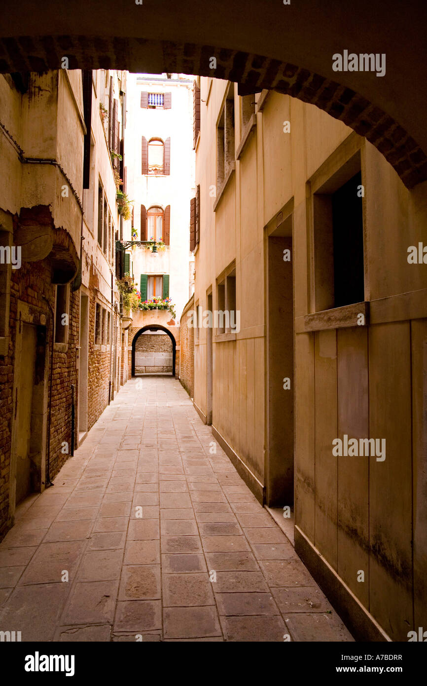 Beautiful passageways connect all parts of Venice Italy Stock Photo - Alamy