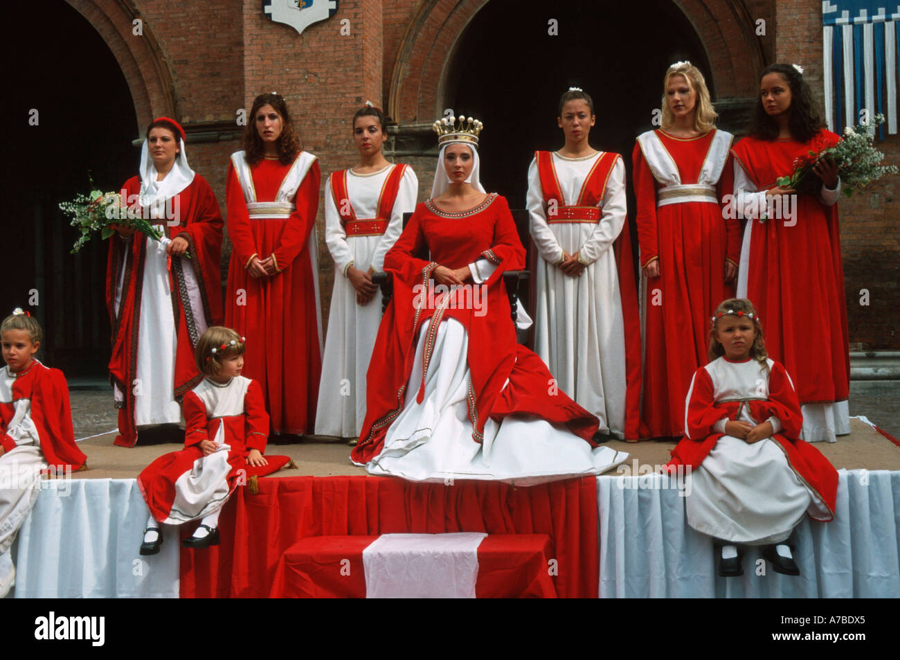 Palio parade Alba Stock Photo - Alamy