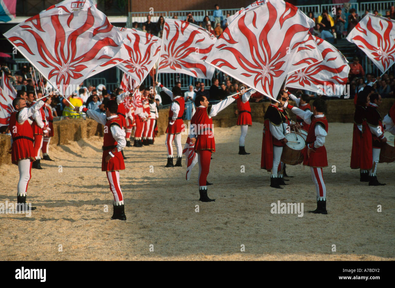 Palio parade Alba Stock Photo - Alamy