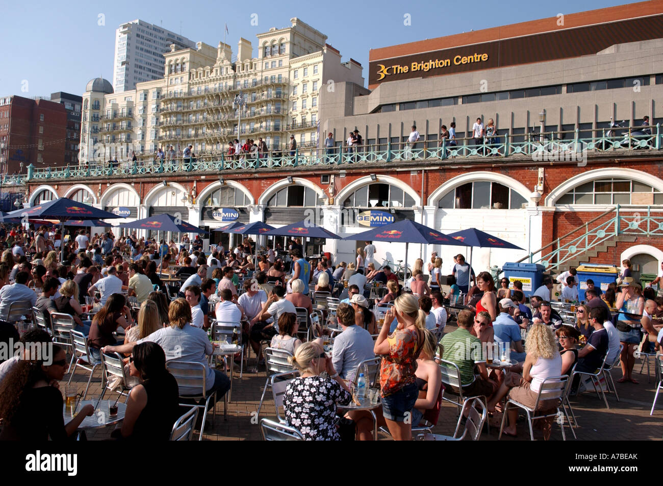 Brighton Seafront Bars High Resolution Stock Photography and Images - Alamy