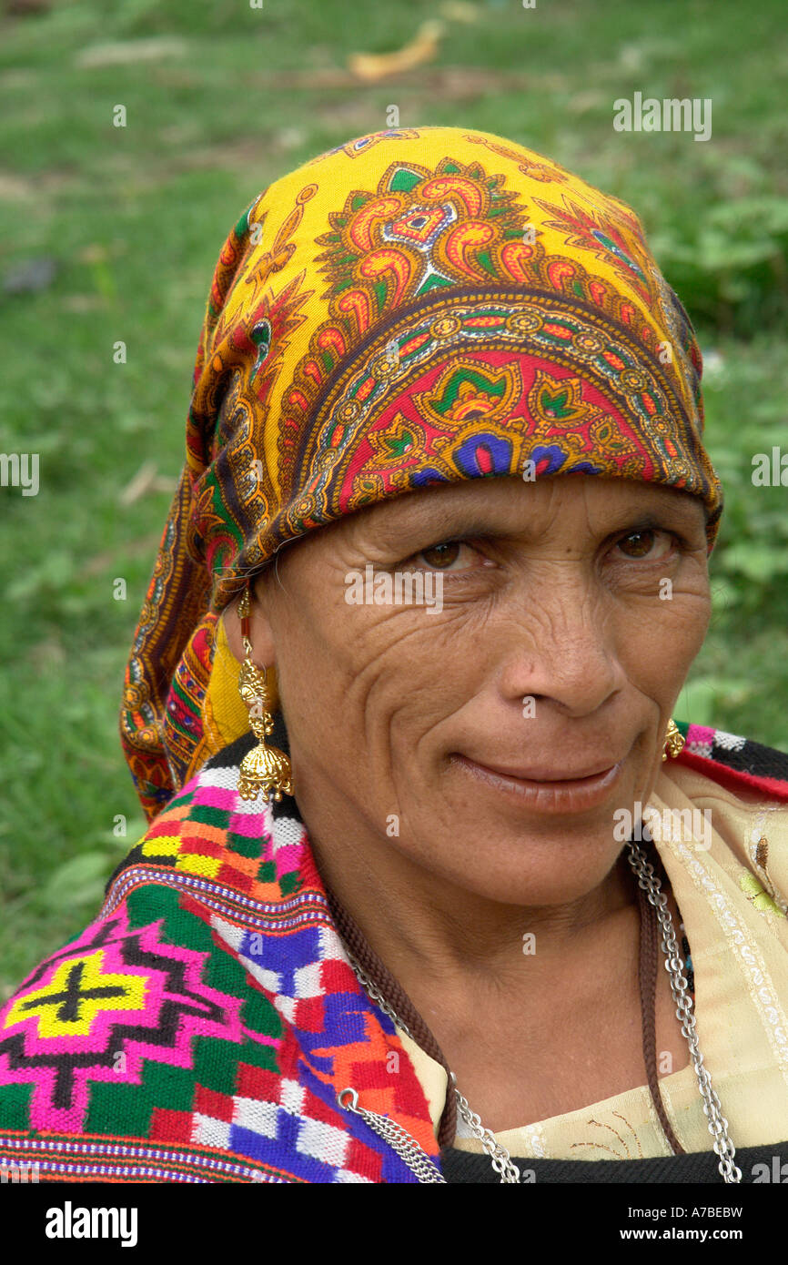 woman at kullu in india Stock Photo - Alamy