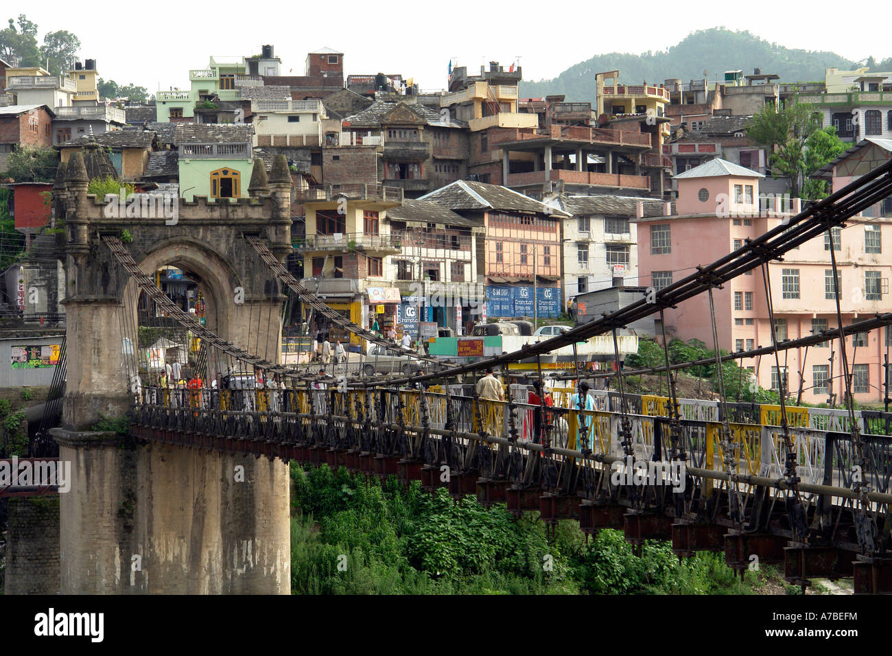 bridge at mandi Stock Photo - Alamy