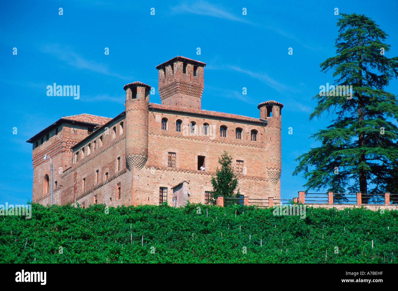 Castle Grinzane Cavour Stock Photo - Alamy