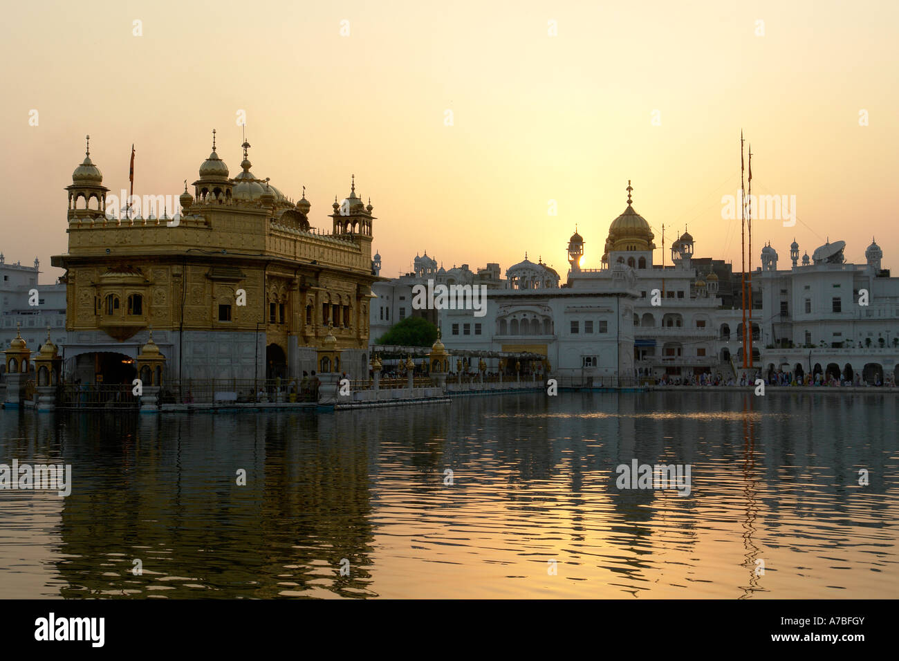 golden temple sunset Stock Photo - Alamy