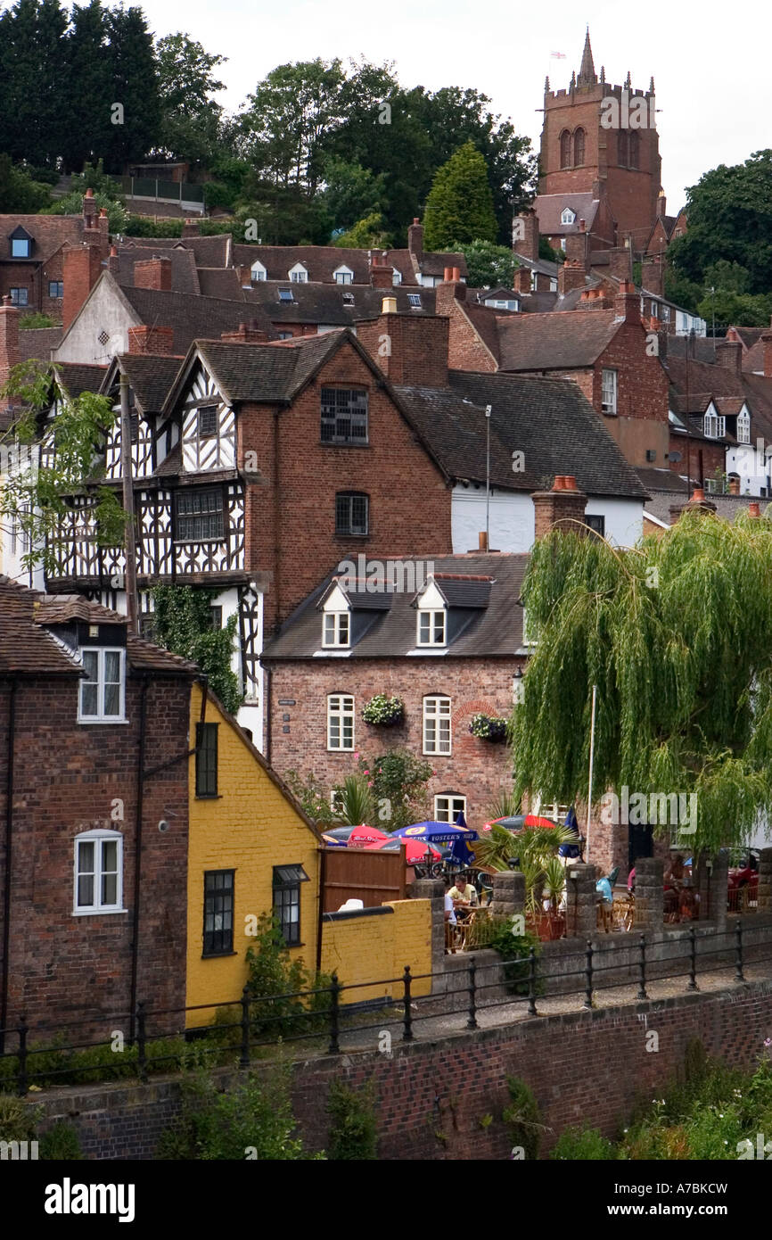 Bridgenorth town with river hi-res stock photography and images - Alamy