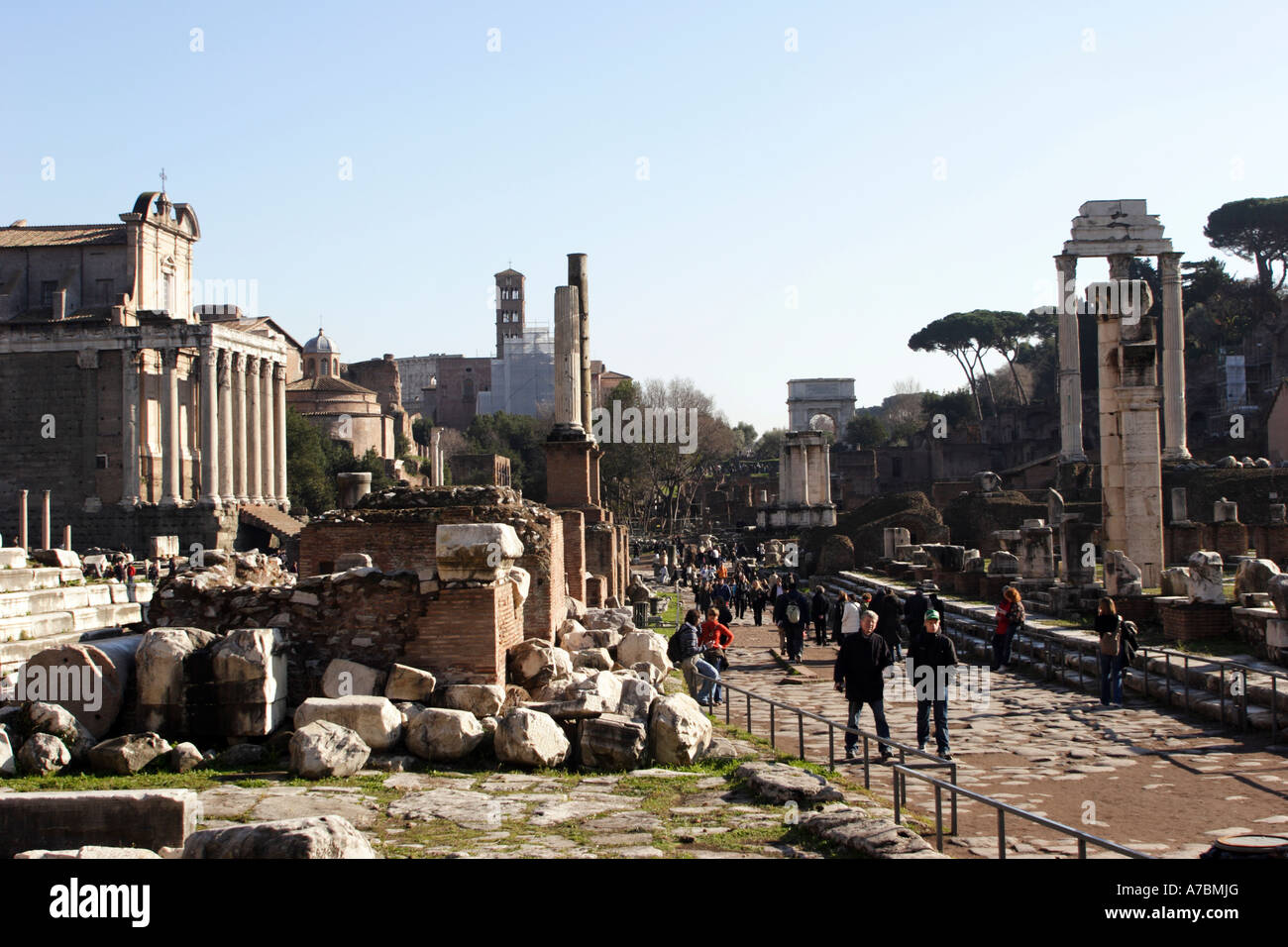 Roma Caput Mundi Stock Photo - Alamy