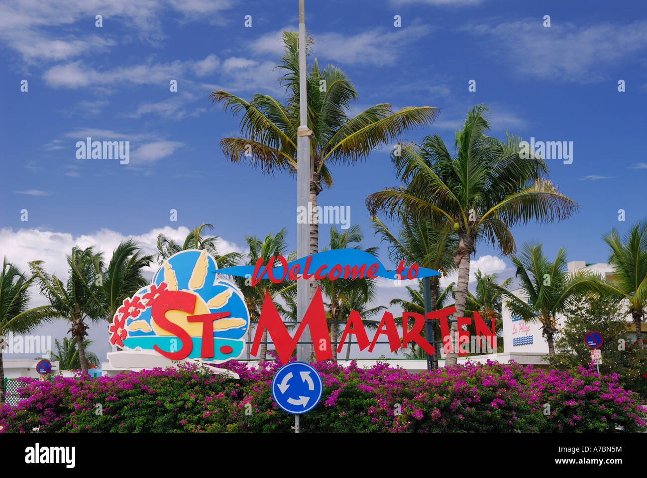 Welcome st maarten sign hi-res stock photography and images - Alamy