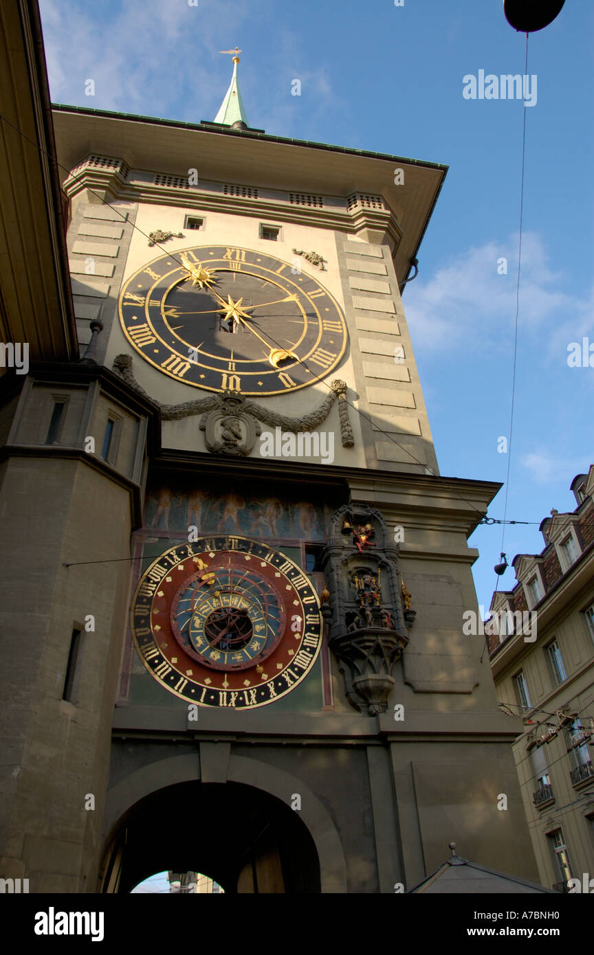 zytglogge, the clock tower in bern, switzerland. ( c) uli nusko, ch ...