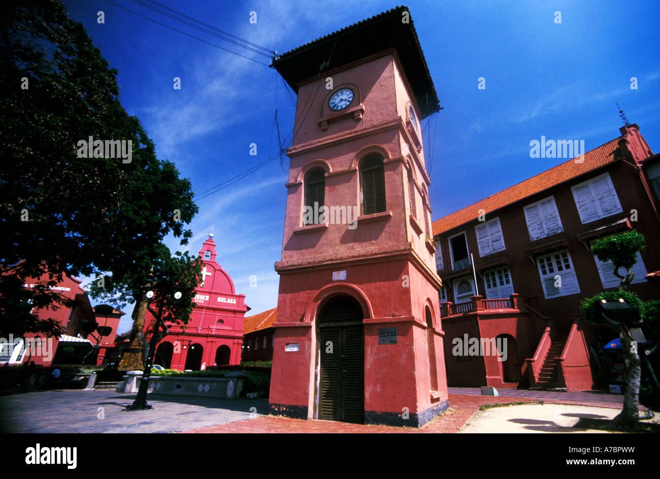dutch square, melaka, malaysia Stock Photo - Alamy