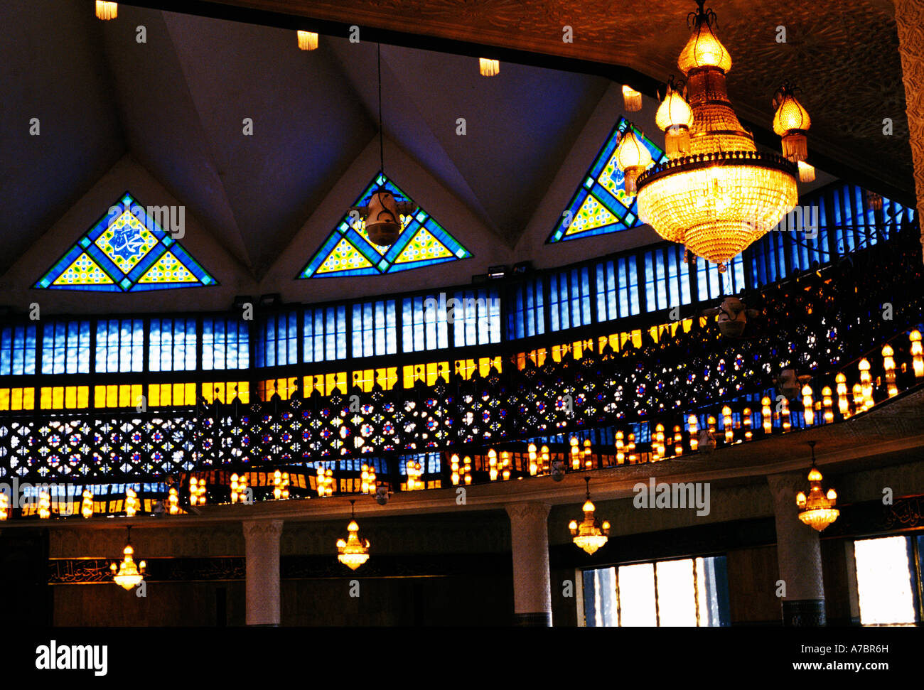 negara mosque interior, kuala lumpur, malaysia Stock Photo - Alamy