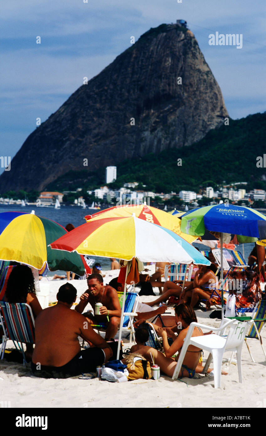 flamengo beach scene, rio de janeiro, brazil Stock Photo - Alamy