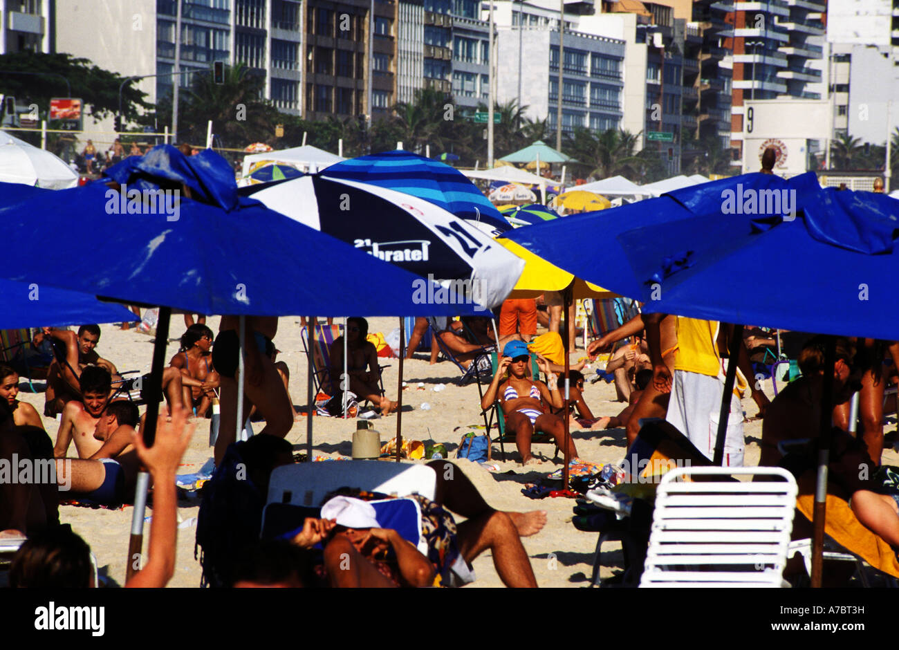 ipanema beach scene, rio de janeiro, brazil Stock Photo - Alamy