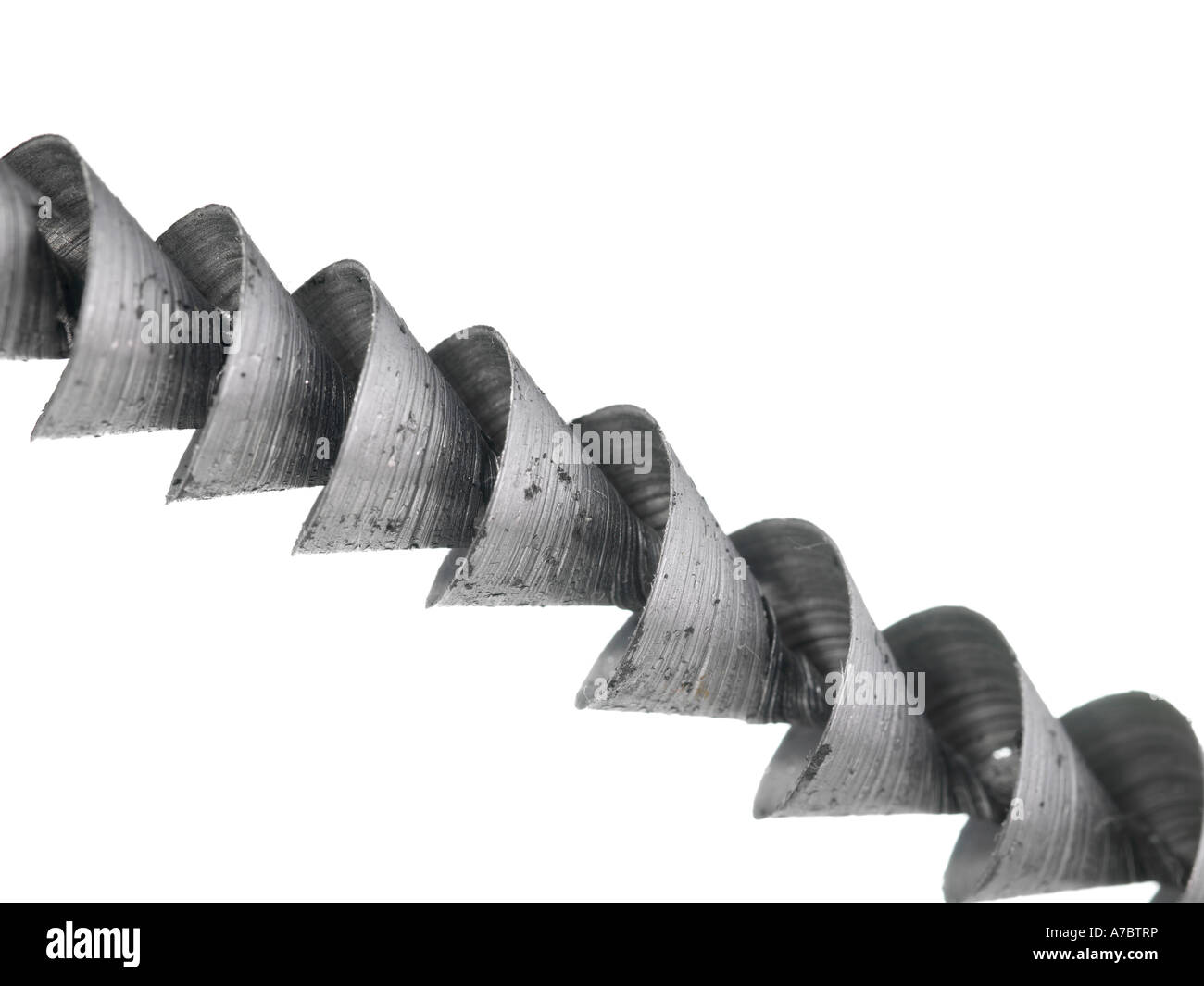 spring, spiral, small, long, close up, white, gray, flexible, hard ...